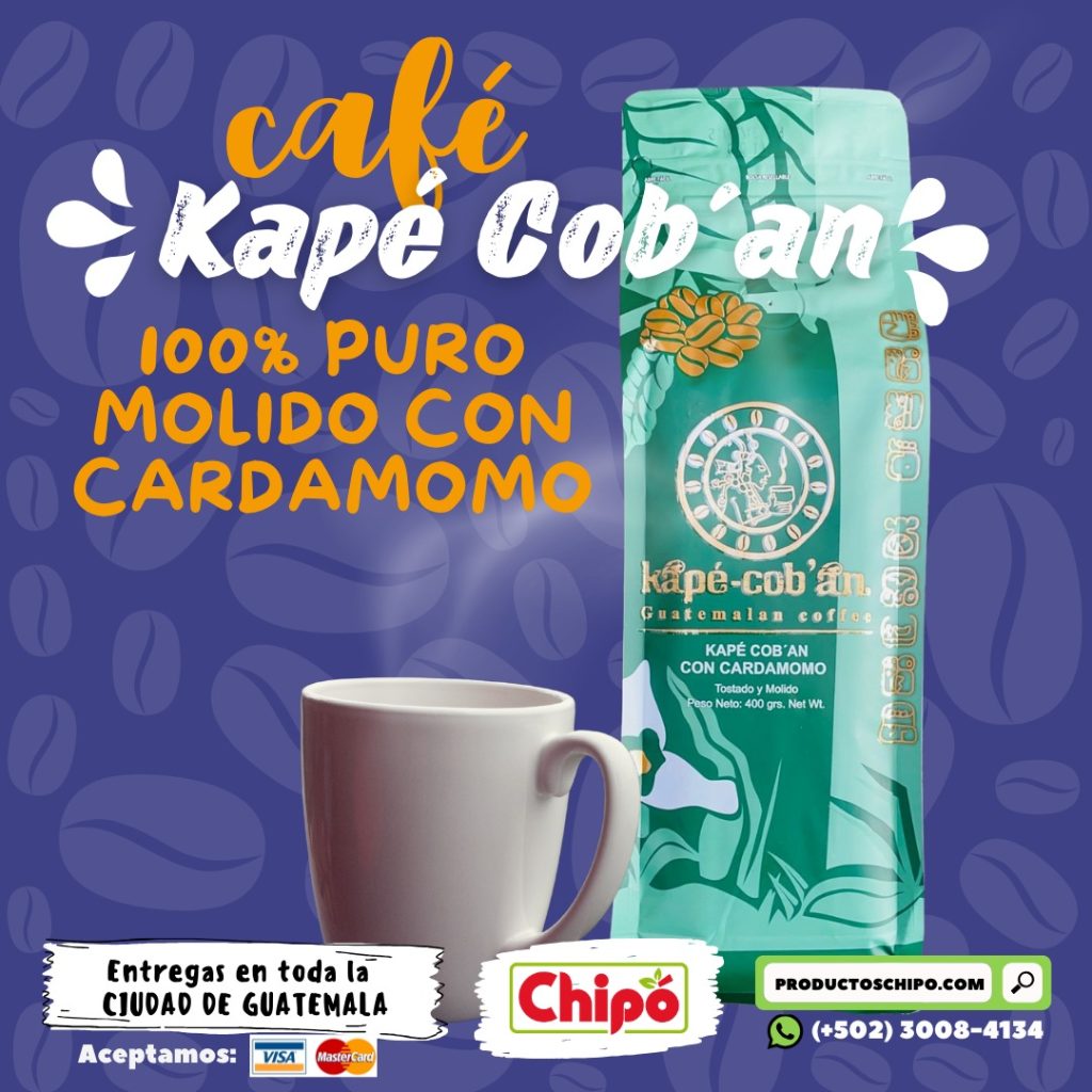 Café Kapé Cob'an con Cardamomo - Productos Chipô